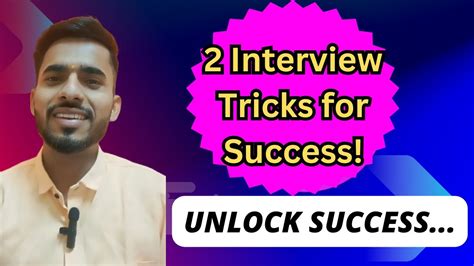 Best Trick To Crack Any Interview Interview Youtube