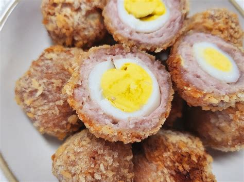 스카치에그 메추리알을 품은 돈까스 메추리알 돈까스 만드는법
