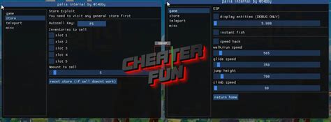Palia Internal Cheat Instant Fishing Auto Sell SpeedHack