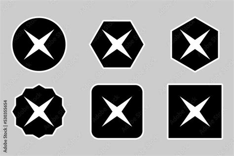 Wrong Marks Icon Set Cross Marks Rejected Disapproved No False Not Ok Wrong Choices Task