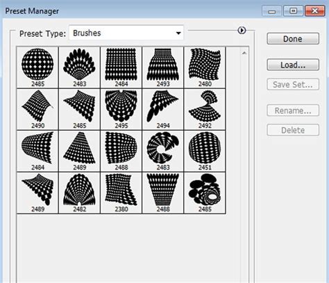 Ps에 대한 기하학적 점 브러쉬 Abr Uidownload
