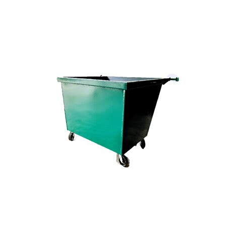 Muhibbah Leach Bin 1500 Litres Large Metal Bin Large Garbage Bin Tong