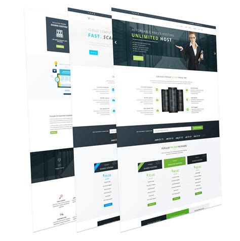 Vhost Free Reponsive Joomla 5 Hosting Template