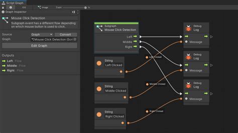 Mouse Click Detection Subgraph Unity Visual Scripting By Munchmo