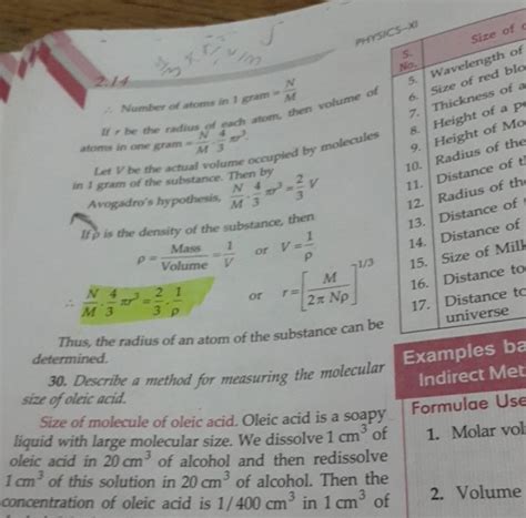 2 Number Of Atoms In 1gram Mn If R Be The Radius Of Each Atom Then Volu
