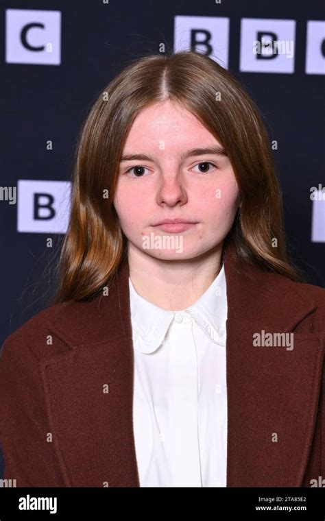 London Uk 29 November 2023 Dodger Cast Member Ellie May Sheridan