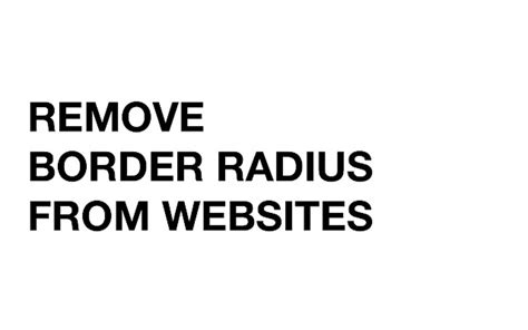 Remove Border Radius For Google Chrome Extension Download