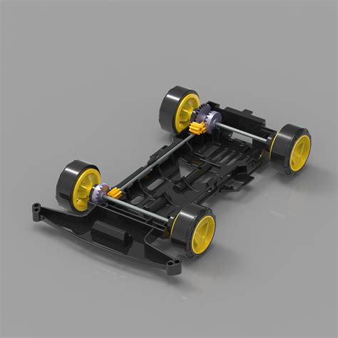 四驱车 玩具车 SOLIDWORKS 2012 模型图纸下载 懒石网