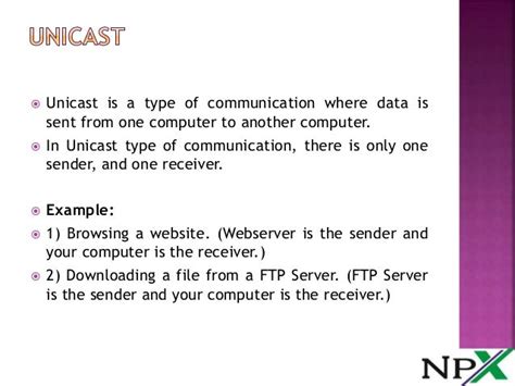 unicast multicast and broadcast