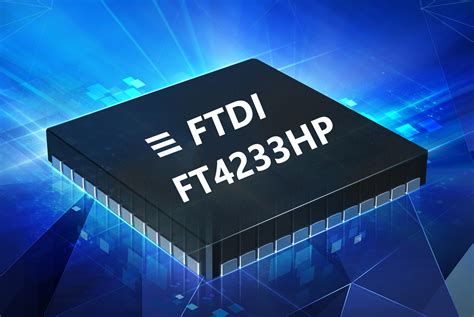 FTDI Launches Dual Quad Channel USB To UART MPSSE Bridge ICs With Built In Type C PD