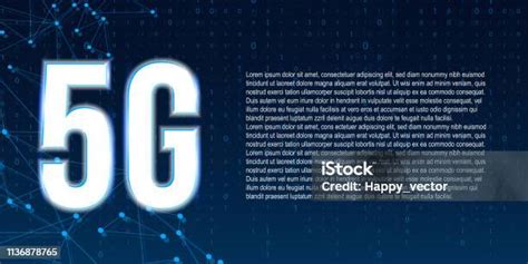 5g 신호 전송 기술의 창조적 인 벡터 일러스트 레이 션 새로운 무선 인터넷 와이파이 연결 배경 아트 디자인 커뮤니케이션