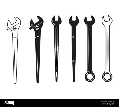 Wrenches Vector Wrench Png Wrench Svg Spanner Bundle Wrench Bundle Wrench Clipart Tools