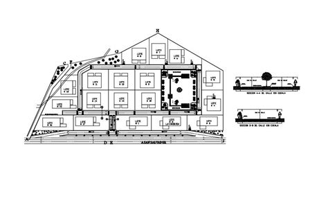 Complex Plan In Autocad Drawings