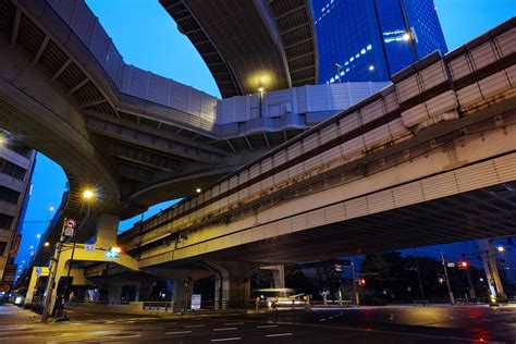 배경 화면 도로 시티 장시간 노출 아침 푸른 빛 도시의 비 일본 새벽 도쿄 접합 한밤중 포본 콰트로