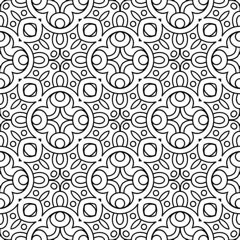 Premium Vector Decorative Geometric Tile Seamless Pattern