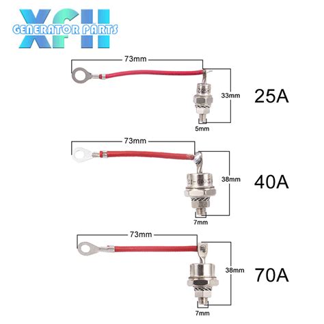 Rsk6001 70a Generetor Diode Rectifier Kit With Varistor Bridge Rectifi Xfh Generator Parts