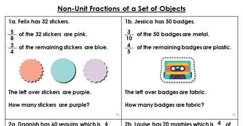 07 3 non unit fractions of a set of objects classroom secrets