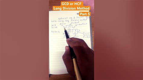 Simple Gcd And Hcf Part5 5 Algorithm Algo Math Maths Mathematics