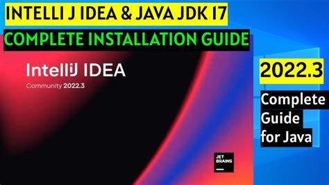 How To Install Intellij Idea And Java Jdk 17 On Windows 10 64 Bit Update 2023 Youtube