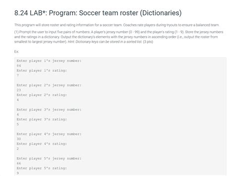 Solved In Python 824 ﻿lab Program Soccer Team Roster