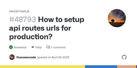 how to setup api routes urls for production · vercel next js