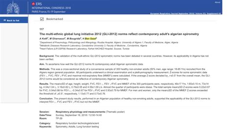 Pdf The Multi Ethnic Global Lung Initiative 2012 Gli 2012 Norms Reflect Contemporary Adults