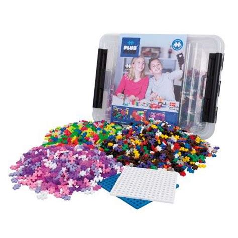 Plus Plus 3600 Pc Color Asst In Tub W 12 Baseplates Geyer