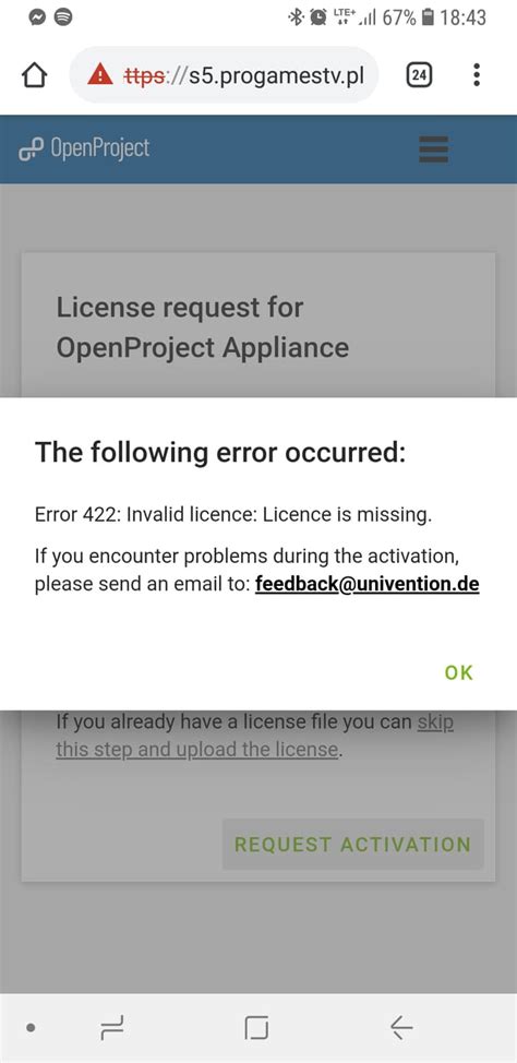 Openproject License Help Apps And App Center Univention Help