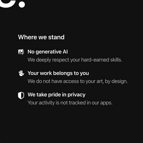 프로크리에이트 생성형 Ai 금지 선언 디자인 나침반