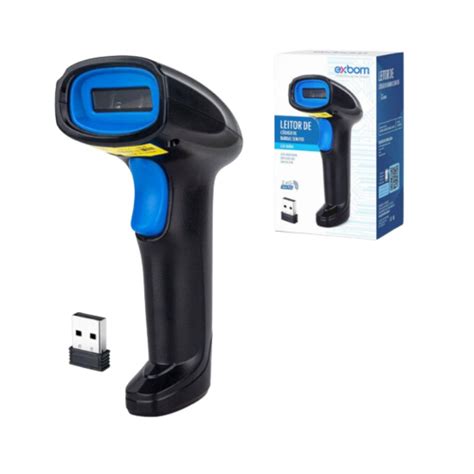 Leitor Codigo De Barras Sem Fio Exbom Atos Informática