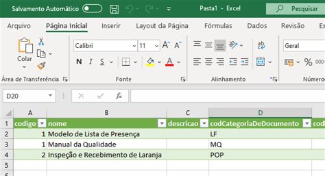 configuração utf 8 excel qualyteam