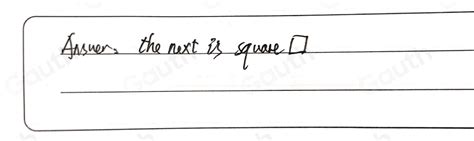 Solved What To Do Each Item Below Shows A Pattern Answer Algebra