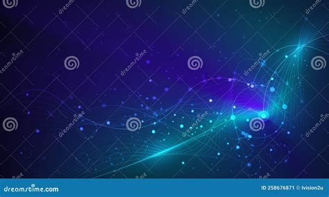 Abstract Internet Network Connection Design For Web Site Digital Data Communication Science