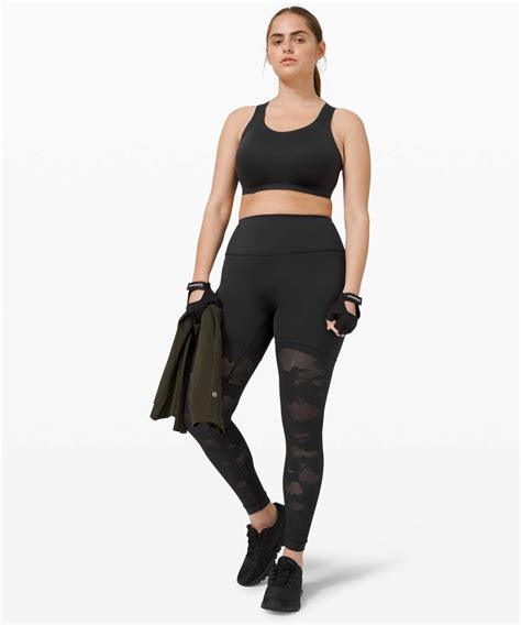 Lululemon Sheer Will High Rise Tight 28 Camo Black Lulu Fanatics