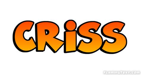 Criss Logotipo Ferramenta De Design De Nome Grátis A Partir De Texto