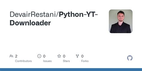 Github Devairrestanipython Yt Downloader