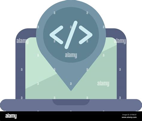 Location Pin Is Appearing From A Laptop Showing Code Brackets Inside