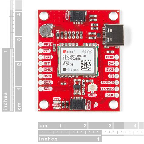 SparkFun GPS Breakout NEO M N U FL Qwiic Melopero Electronics
