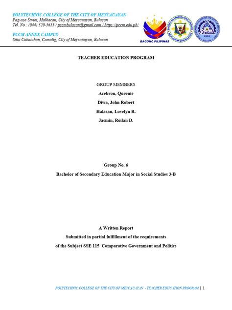 Written Report Format Docx Finallllllll Docx 2 Pdf Authoritarianism Governance