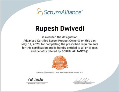 Rupesh Dwivedi On Linkedin Scrumalliance Scrumproductowner Agilemindset Agileleadership