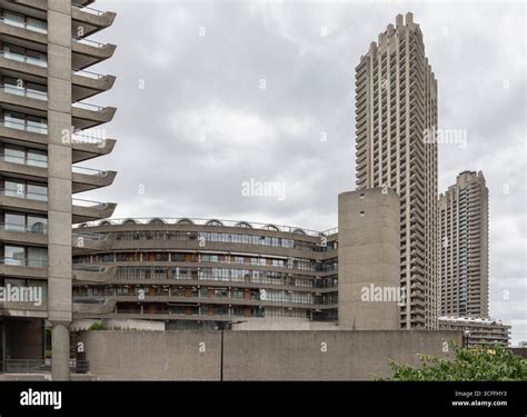 London Uk Aug 18 2025 The Barbican Centre A Prominent Example Of