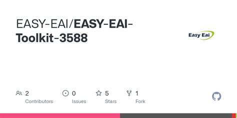 GitHub EASY EAI EASY EAI Toolkit 3588