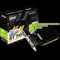 MSI Video Card NVidia GeForce GT 710, 2048MB DDR3, GT 710 2GD3H LP