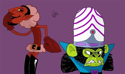 Him N Mojo Jojo Powerpuffgirls Ppg Cartoonnetwork Him Mojojojo