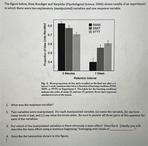 Solved Example Of A Figure And Questions About It Although Chegg Com