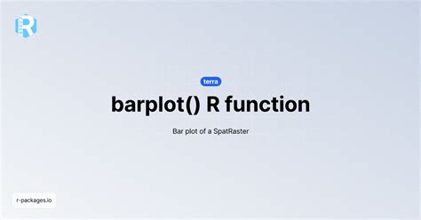 Barplot R Function From Terra R Packages