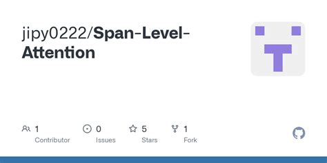 GitHub Jipy Span Level Attention
