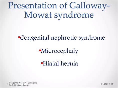 Congenital Nephrotic Syndrome Pptx