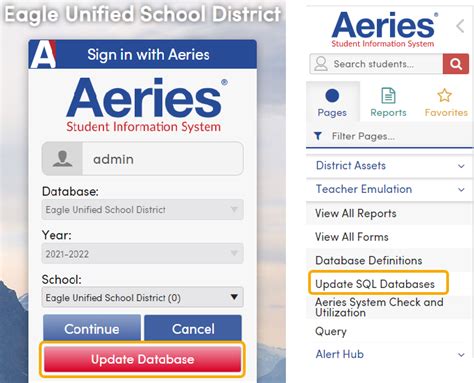 Update Aeries Sql Databases Aeries Software