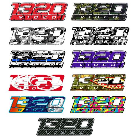 1320video Printed Sticker